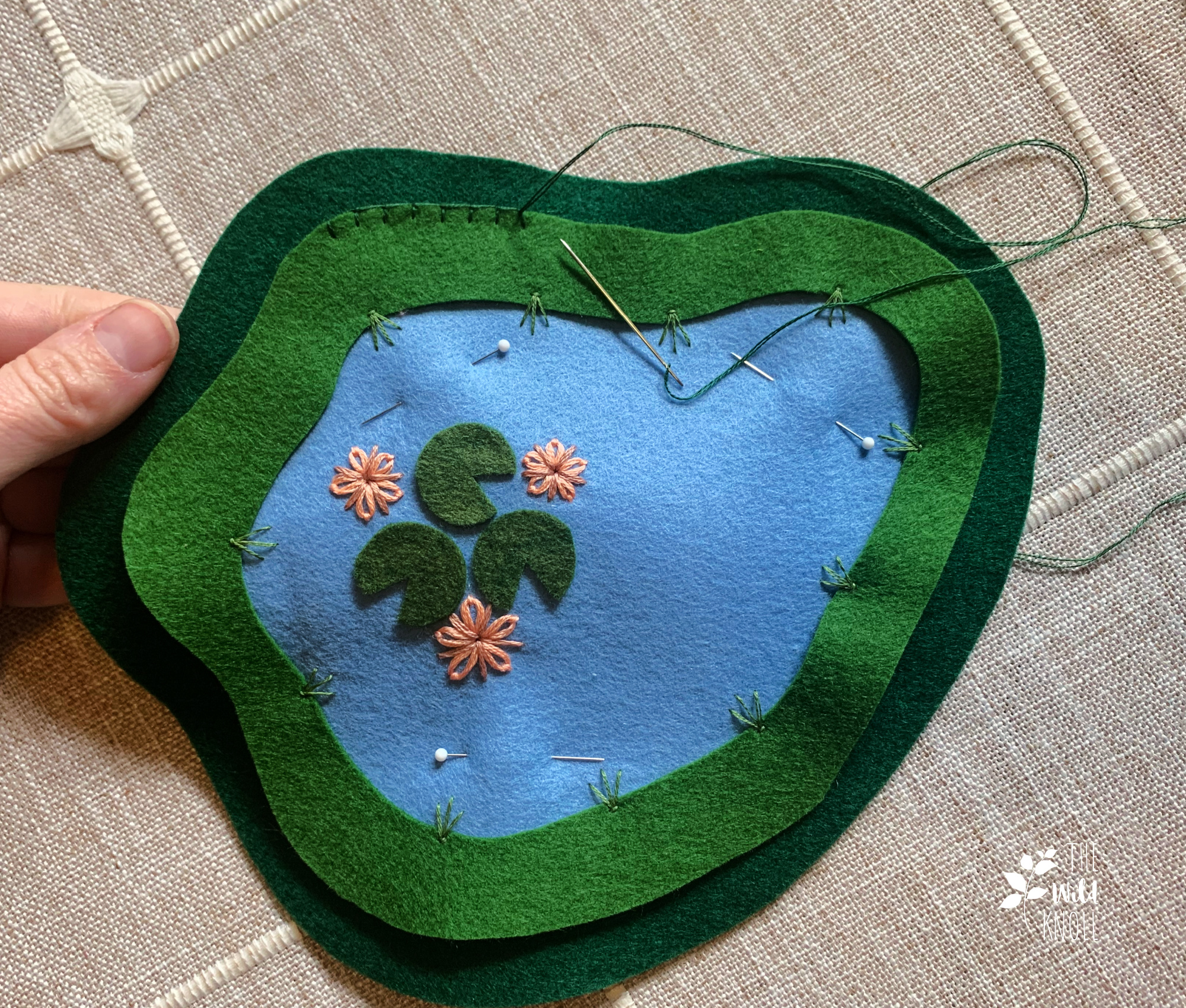 Felt Pond Pattern & Tutorial – FREE! – The Wild Knoll