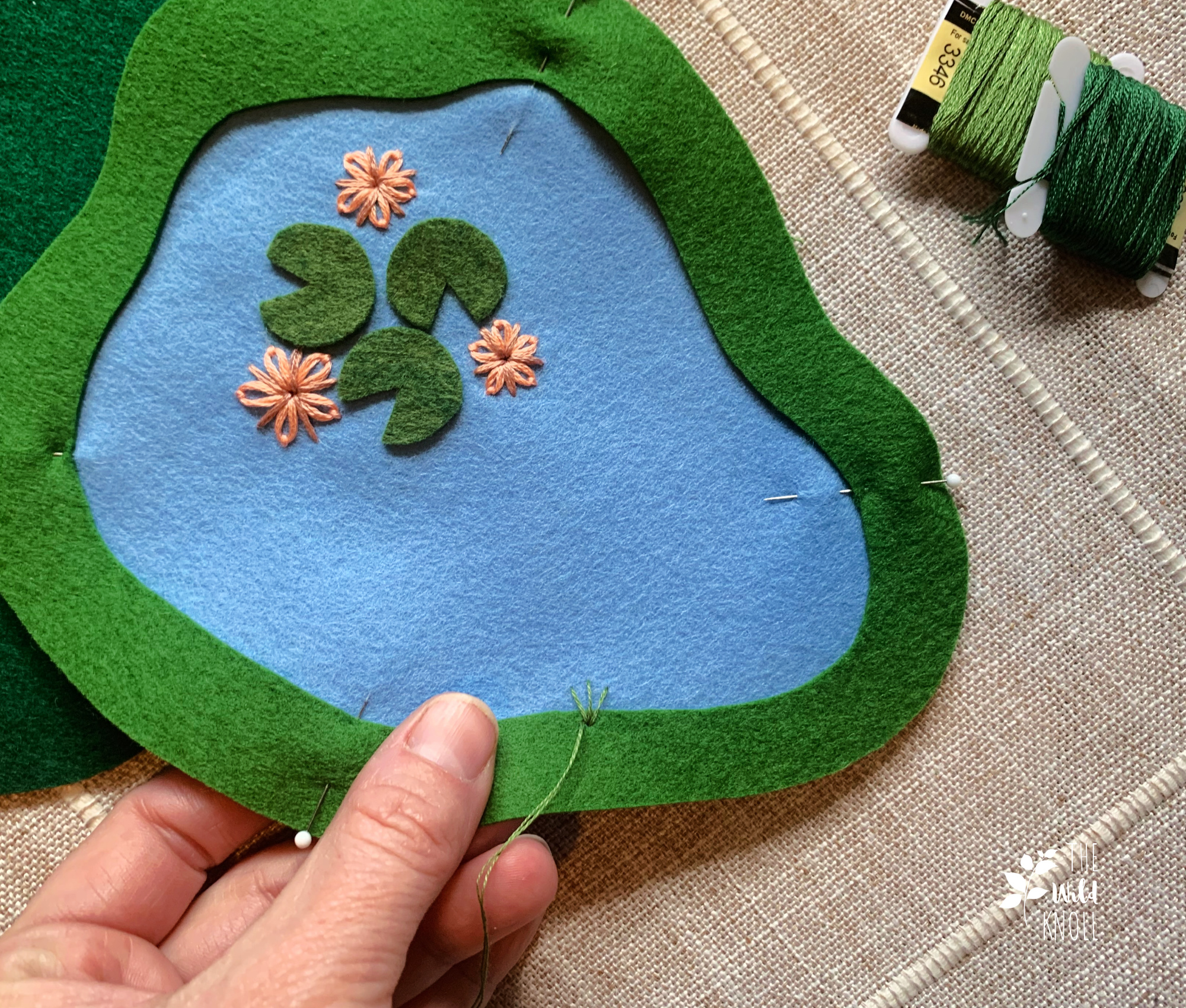 Felt Pond Pattern & Tutorial – FREE! – The Wild Knoll