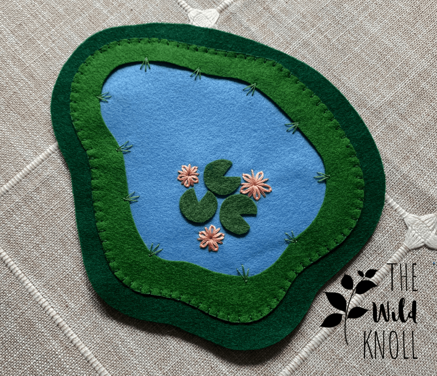 Felt Pond Pattern & Tutorial – FREE! – The Wild Knoll